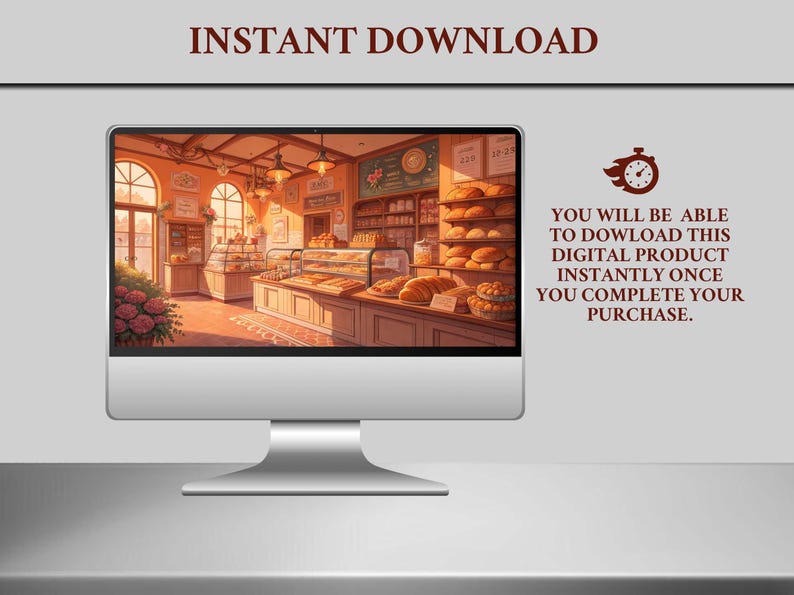 Cozy Anime Bakery Vtuber Background Animated, Fresh Loaves, Cafe Aroma ...