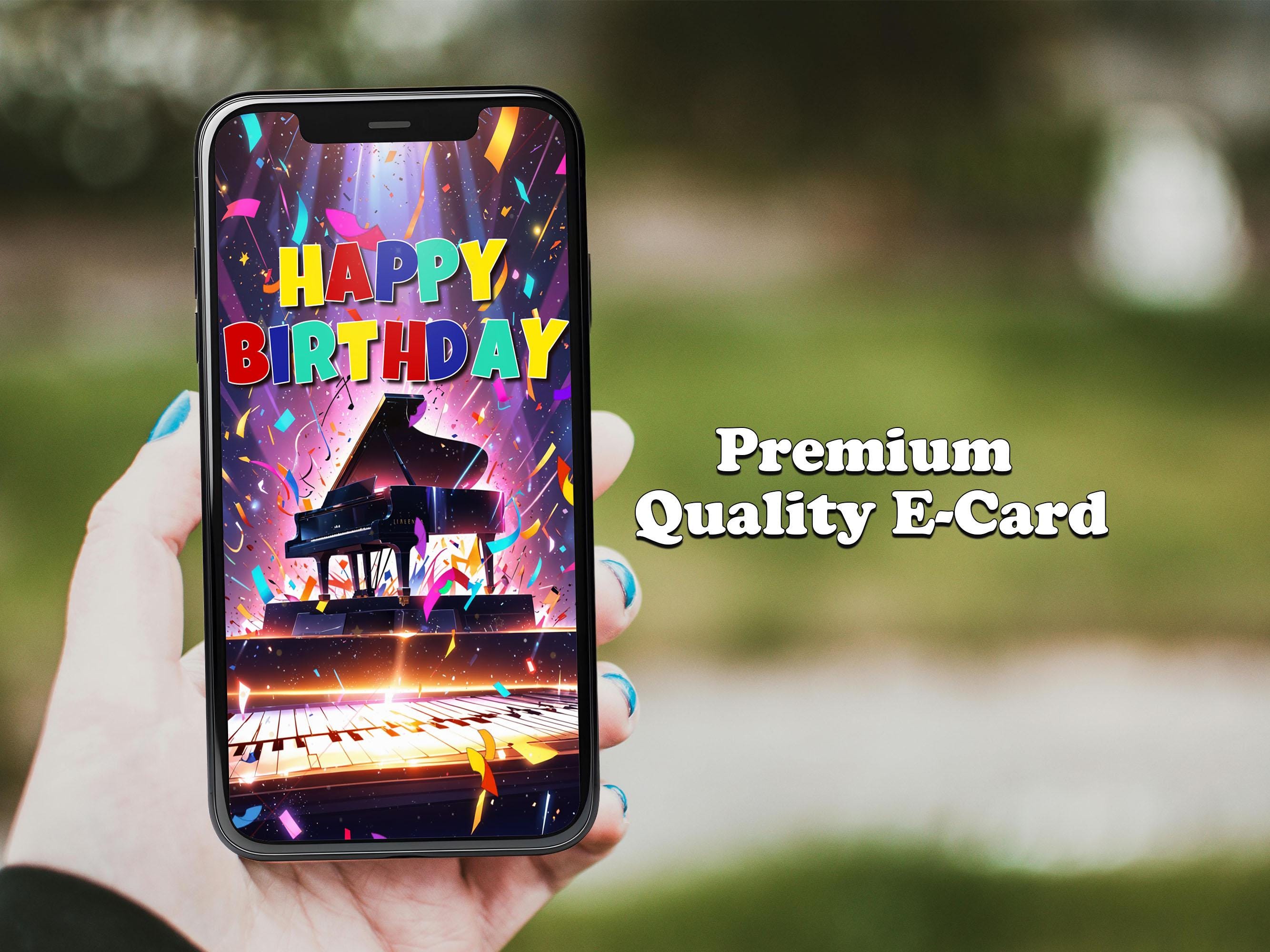 Happy Birthday Animation Musical Theme, Animated Birthday Greeting ...