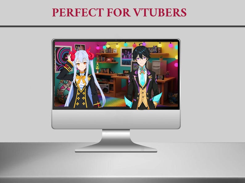 Retro Gaming Room Vtuber Background Animated, Old Style Arcade Twitch ...