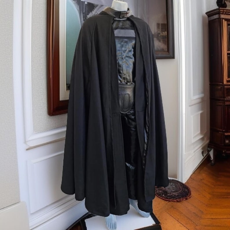 Darth Vader Cosplay Costume for Men | Full Custom Suit With Cape & Robe ...