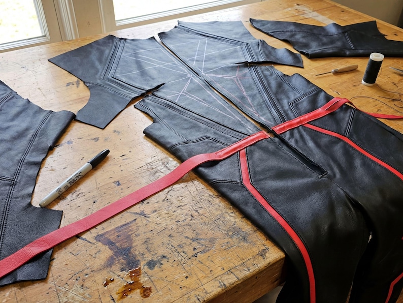 Tron Cosplay Costume - Tron Ares Inspired Leather Suit, Futuristic ...