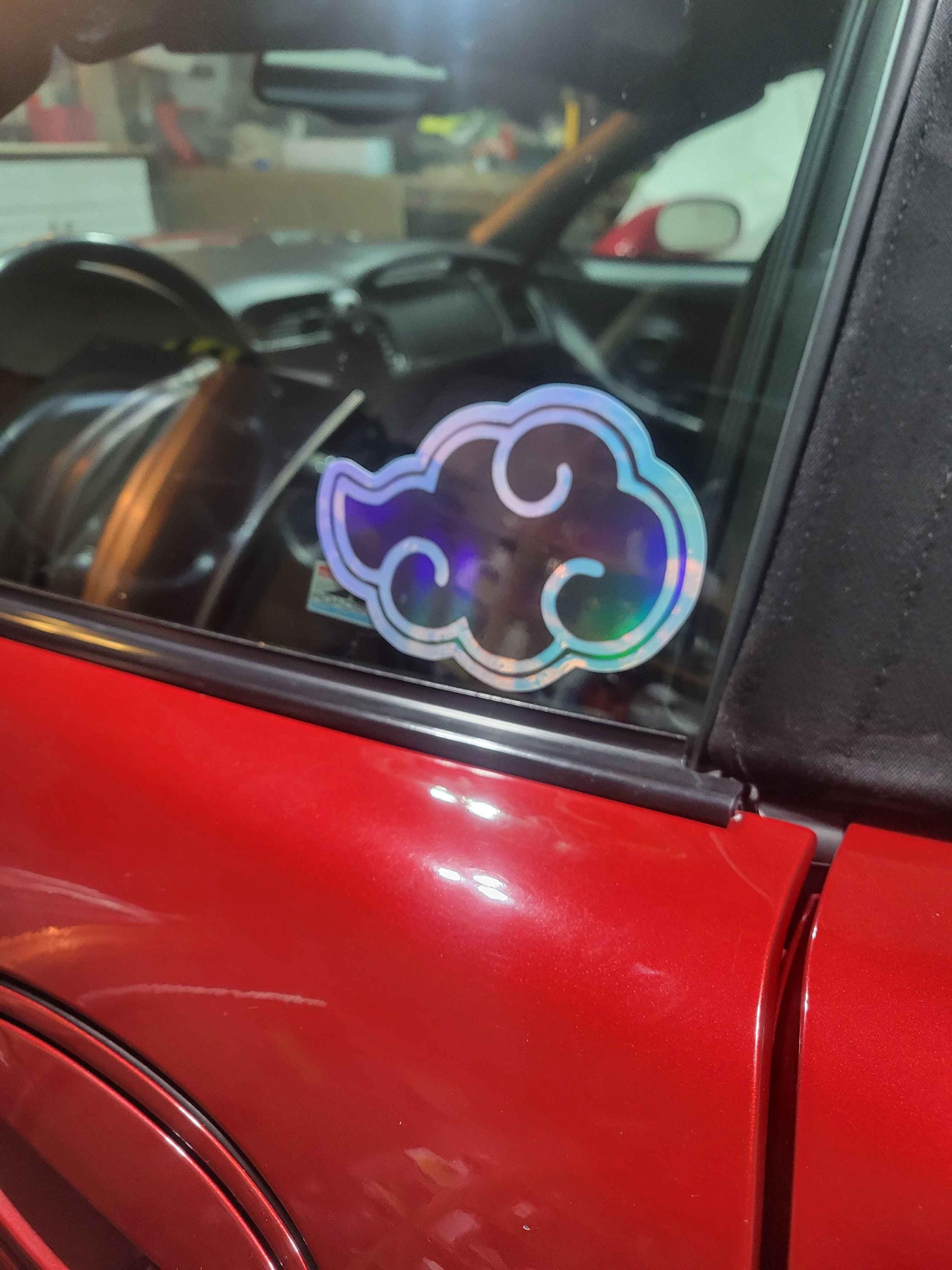 Akatsuki Cloud Decal | Naruto Shippuden Boruto Japanese Anime JDM | Car ...