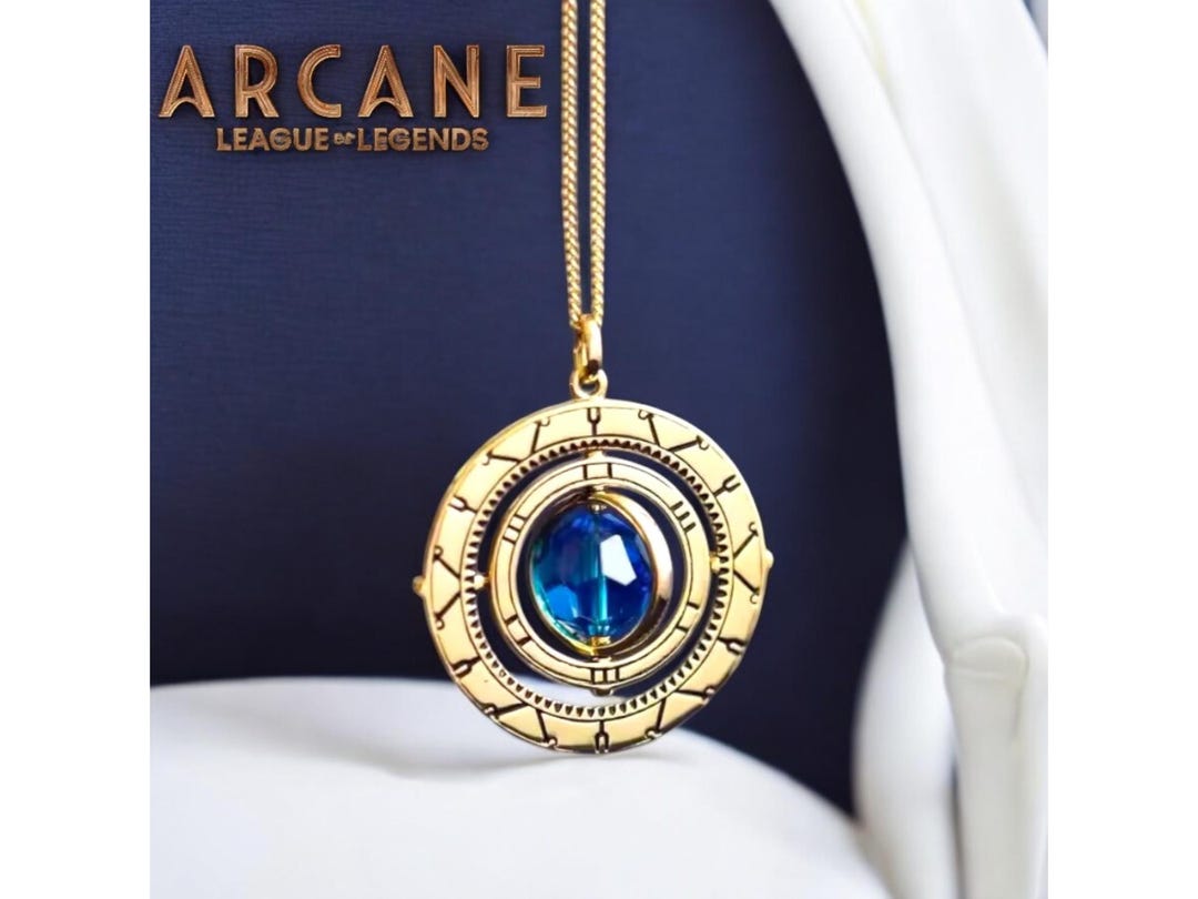 Arcane: League of Legends Necklace, Jinx Ekko Necklace, Arcane ...