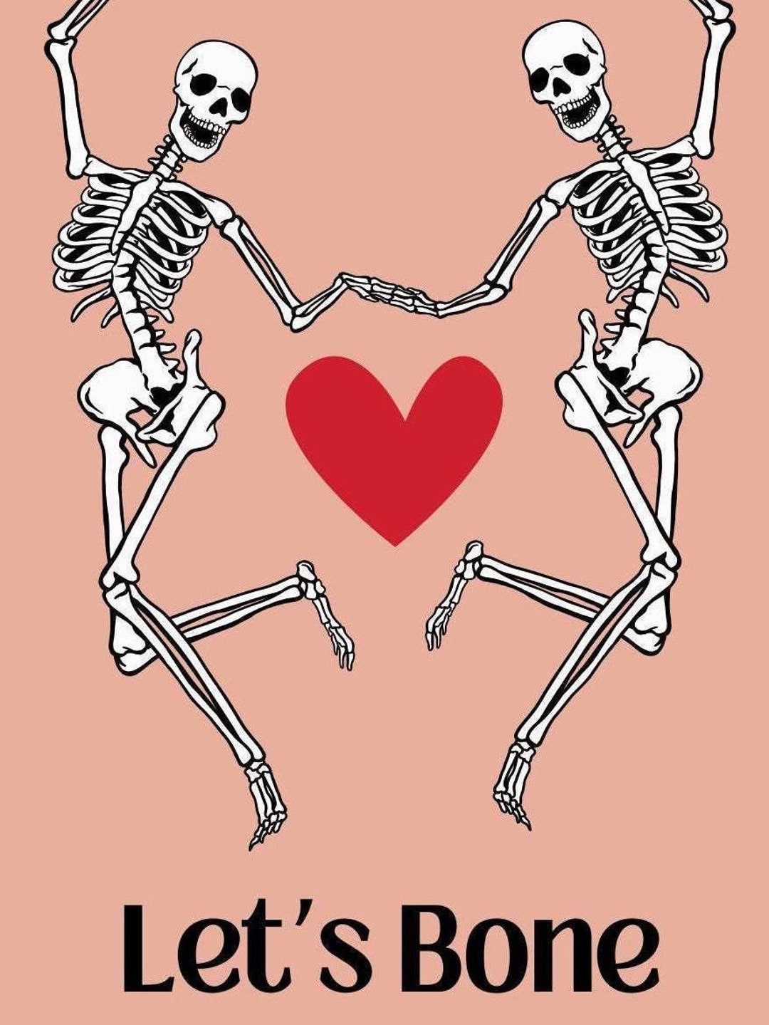 Lets Bone: Playful Skeleton Digital Download - Etsy