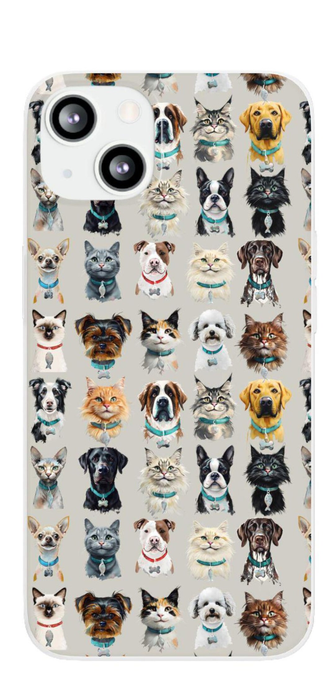 Purrfect Paws and Wagging Tails Phone Flexi Cases - Etsy