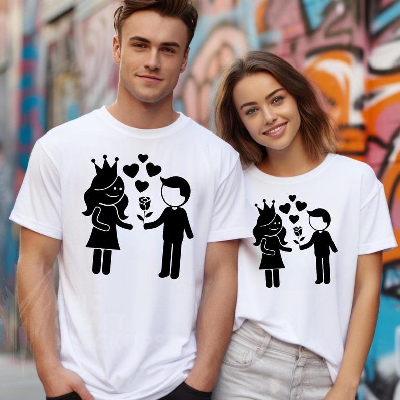 Couple Stick Figure SVG Bundle, Romantic Silhouette Clipart, Valentine ...