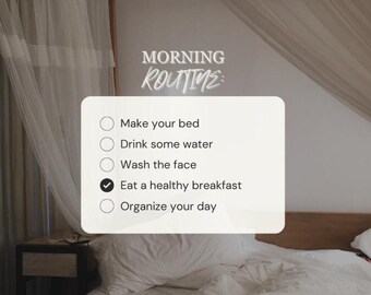 Morning Routine Checklist *printable* - Etsy