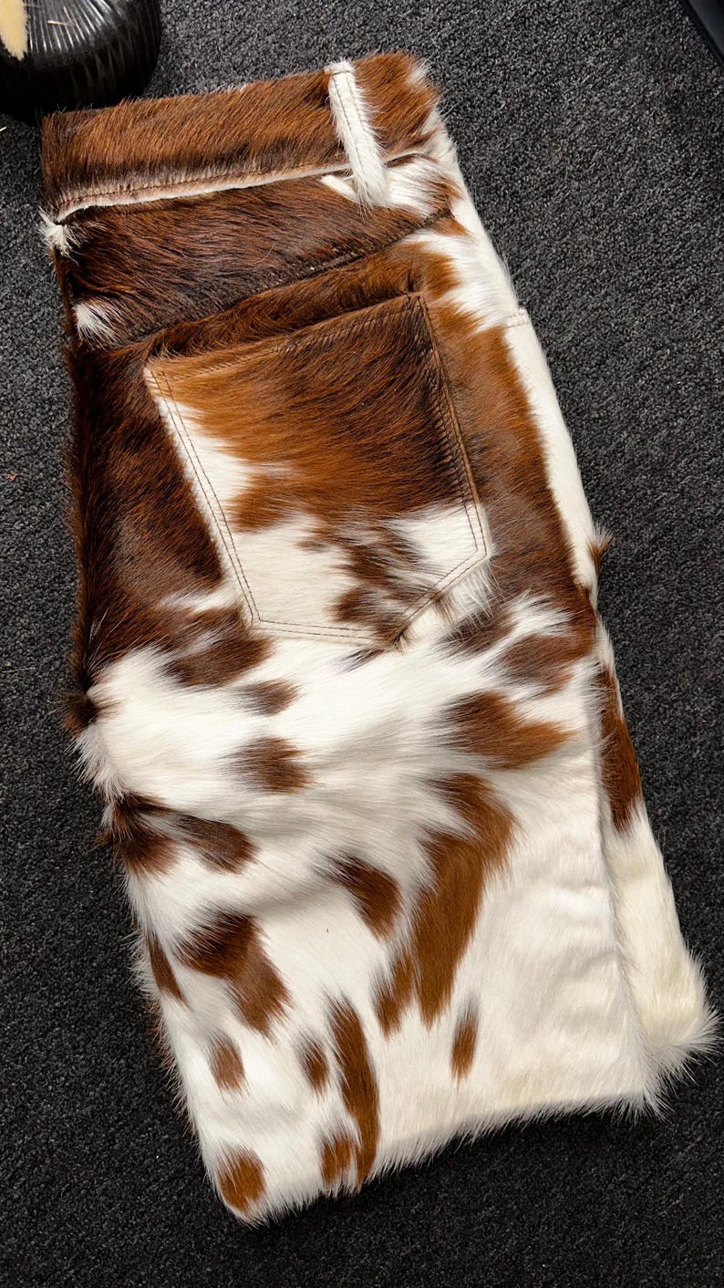 Cowhide Hair on Leather Shorts, Handcrafted Western Style Shorts ...