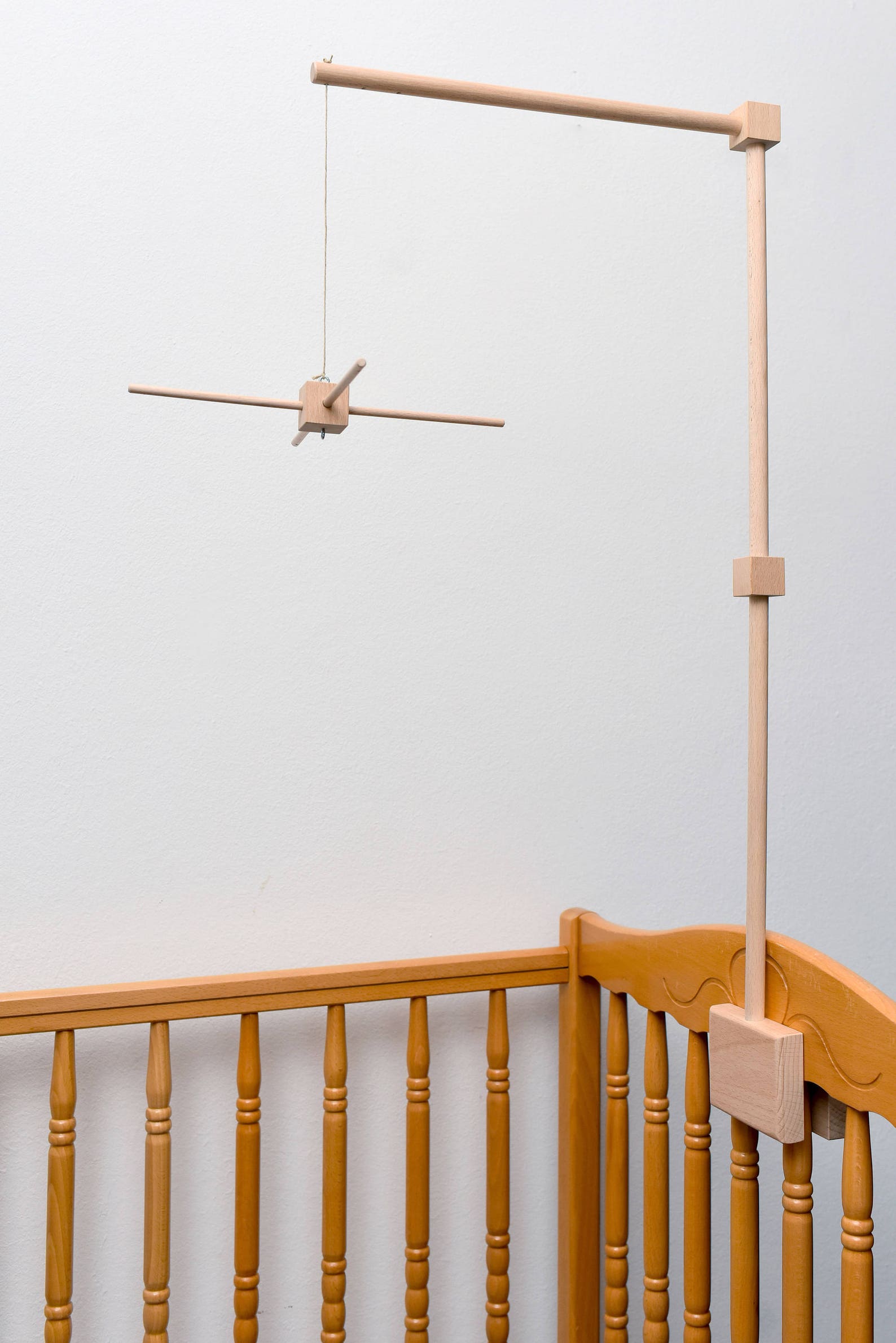 Baby Crib Wooden Mobile Arm With Mobile Hanger Baby Mobile | Etsy
