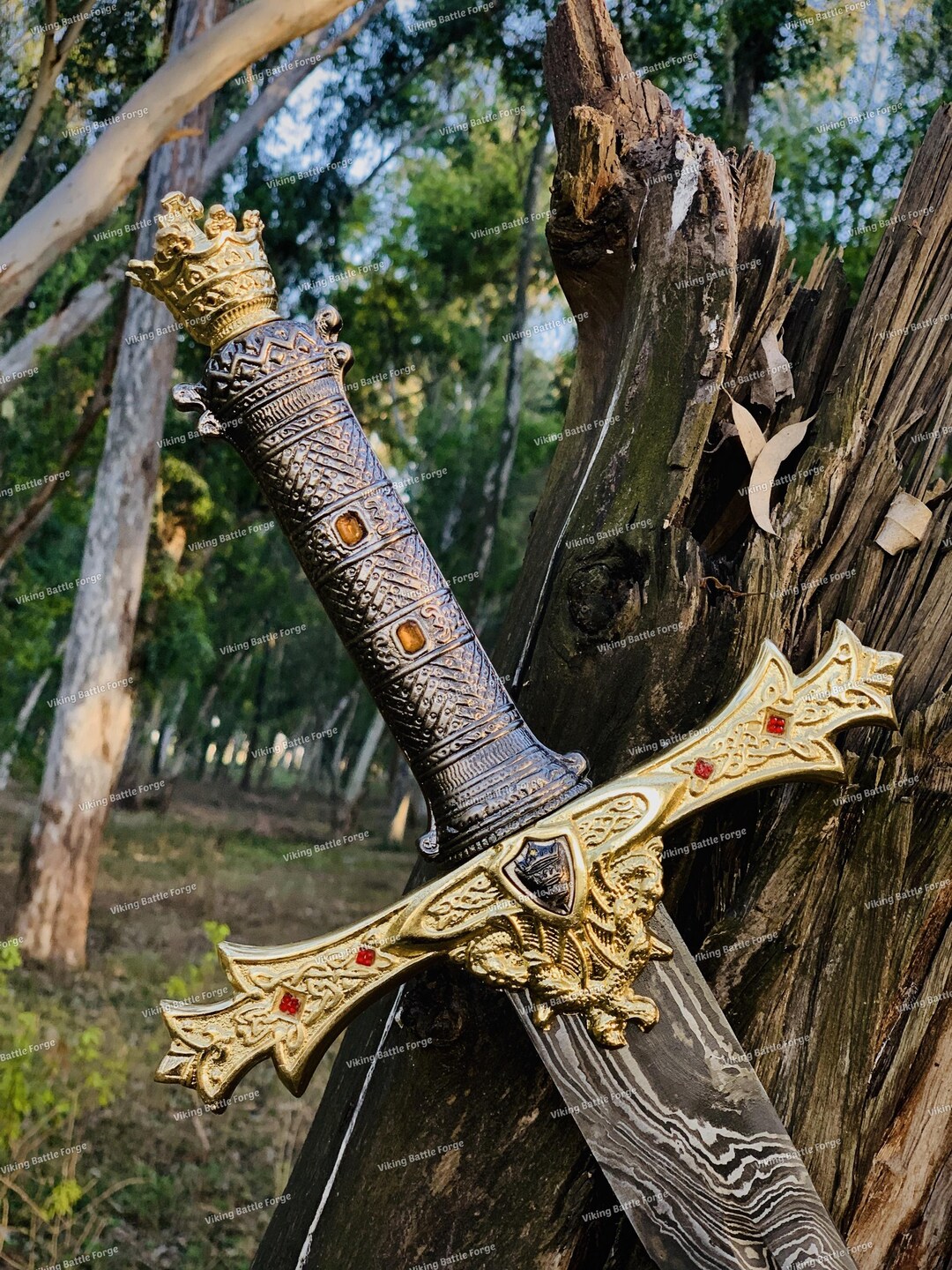 Handmade Excalibur Sword – King Arthur Sword – Medieval Fantasy Sword ...
