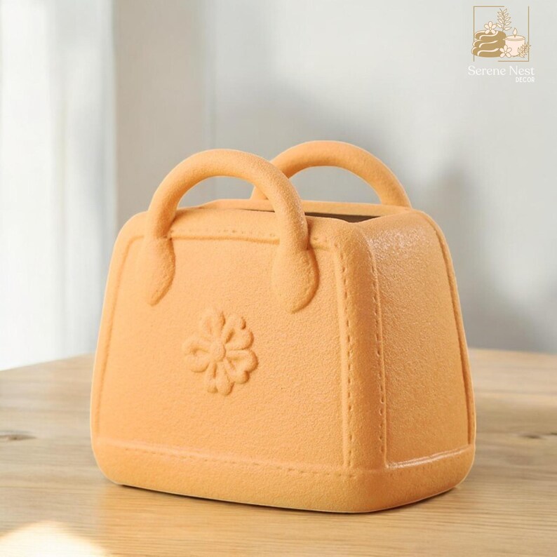 Handbag Planter,flower Pot, Orchid Pots, Bonsai Pot, Terra Cotta Pot ...