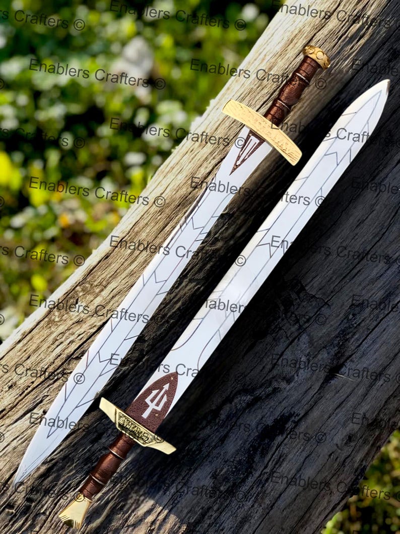 Custom Riptide Sword of Percy Jackson, Forged Olympians Sword ...