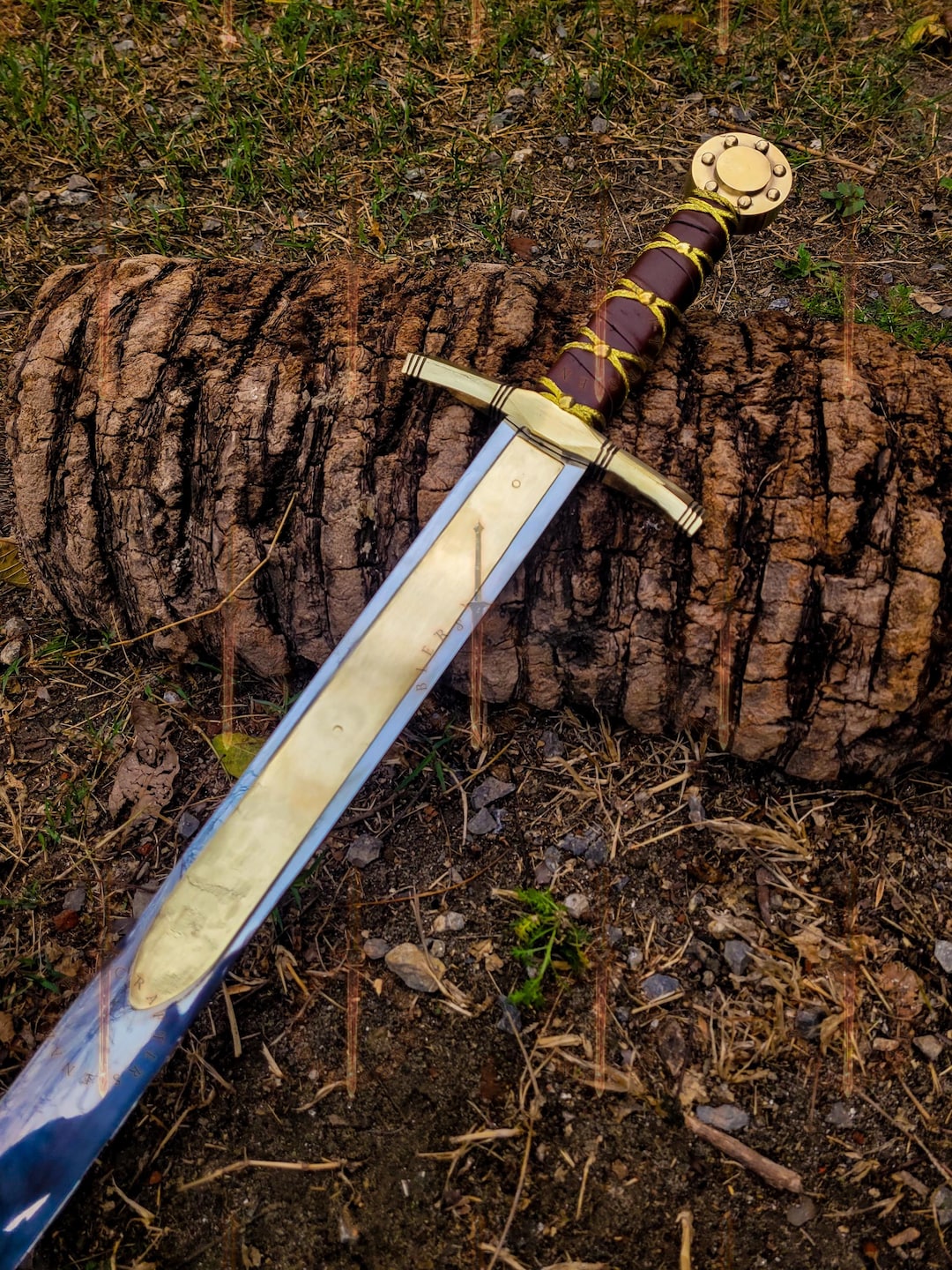 Handmade Excalibur, Merlin, King Arthur Sword Wheel of Time Sword ...