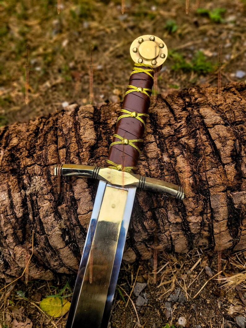 Handmade Excalibur, Merlin, King Arthur Sword Wheel of Time Sword ...