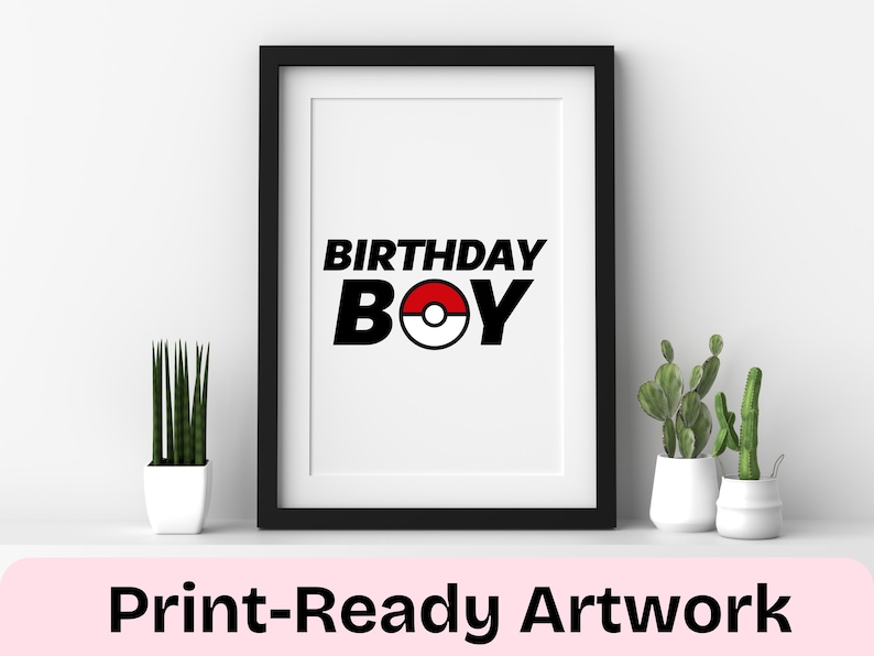 Pokemon Birthday SVG Bundle | Birthday Boy Font, Number Letters ...