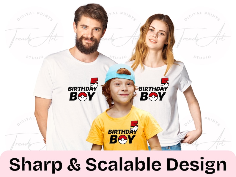 Pokemon Birthday SVG Bundle | Birthday Boy Font, Number Letters ...