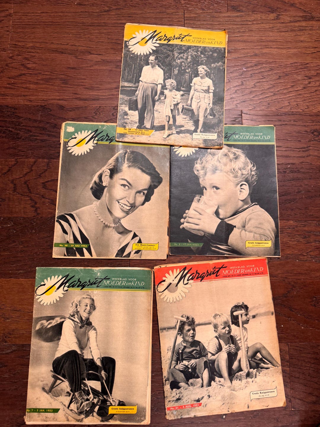 Vintage MARGRIET Magazines, Set of 5, Junk Journal Supplies, Vintage ...