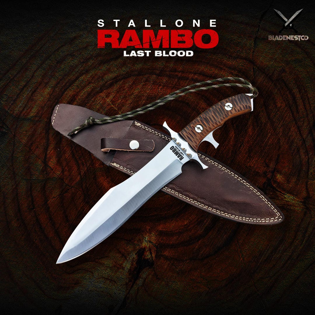 Last Blood Replica: Rambo V "heartstopper" Replica Knife | Stainless ...