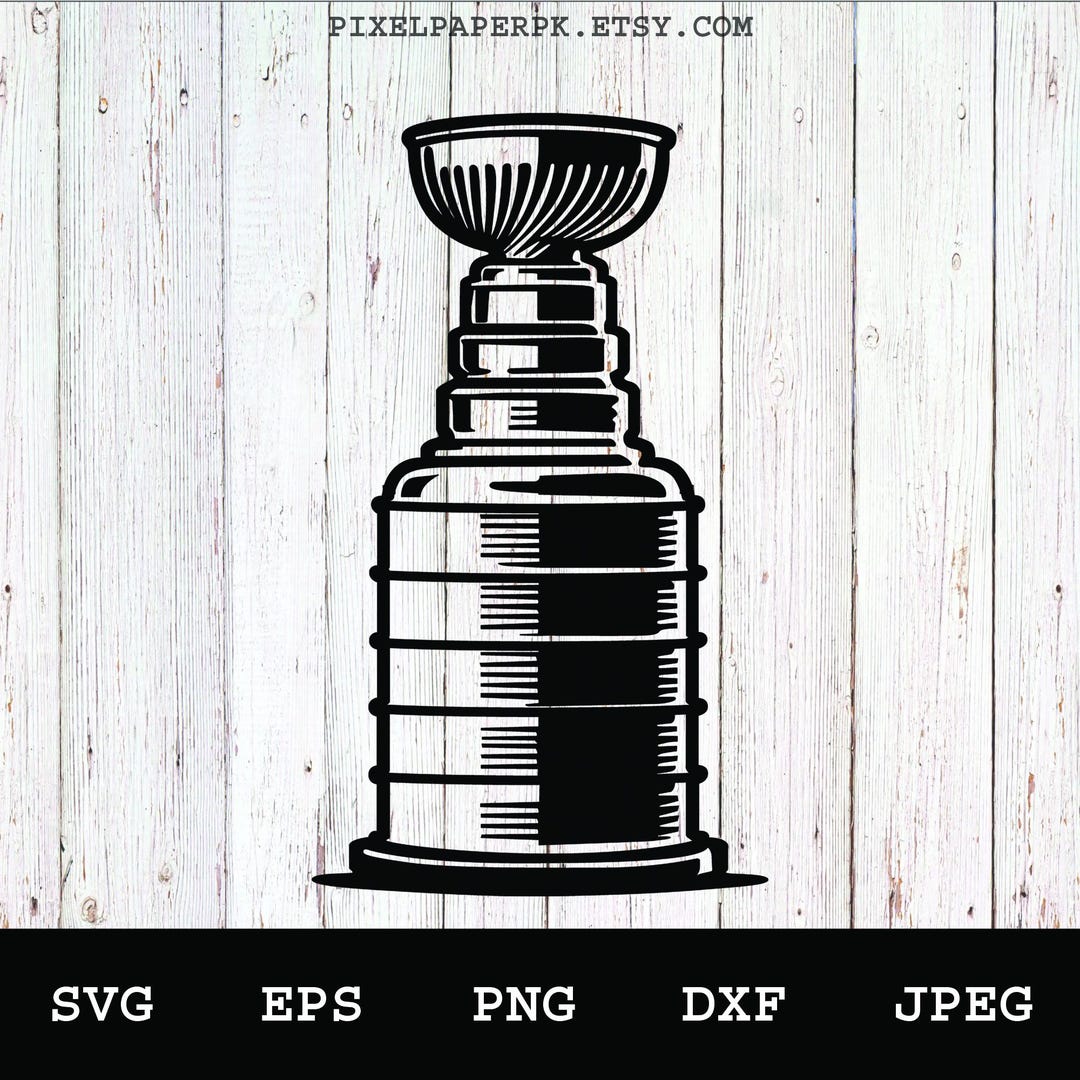 Ice Hockey Stanley Cup Svg, Eps, Png, Dxf, Jpeg Digital Download ...