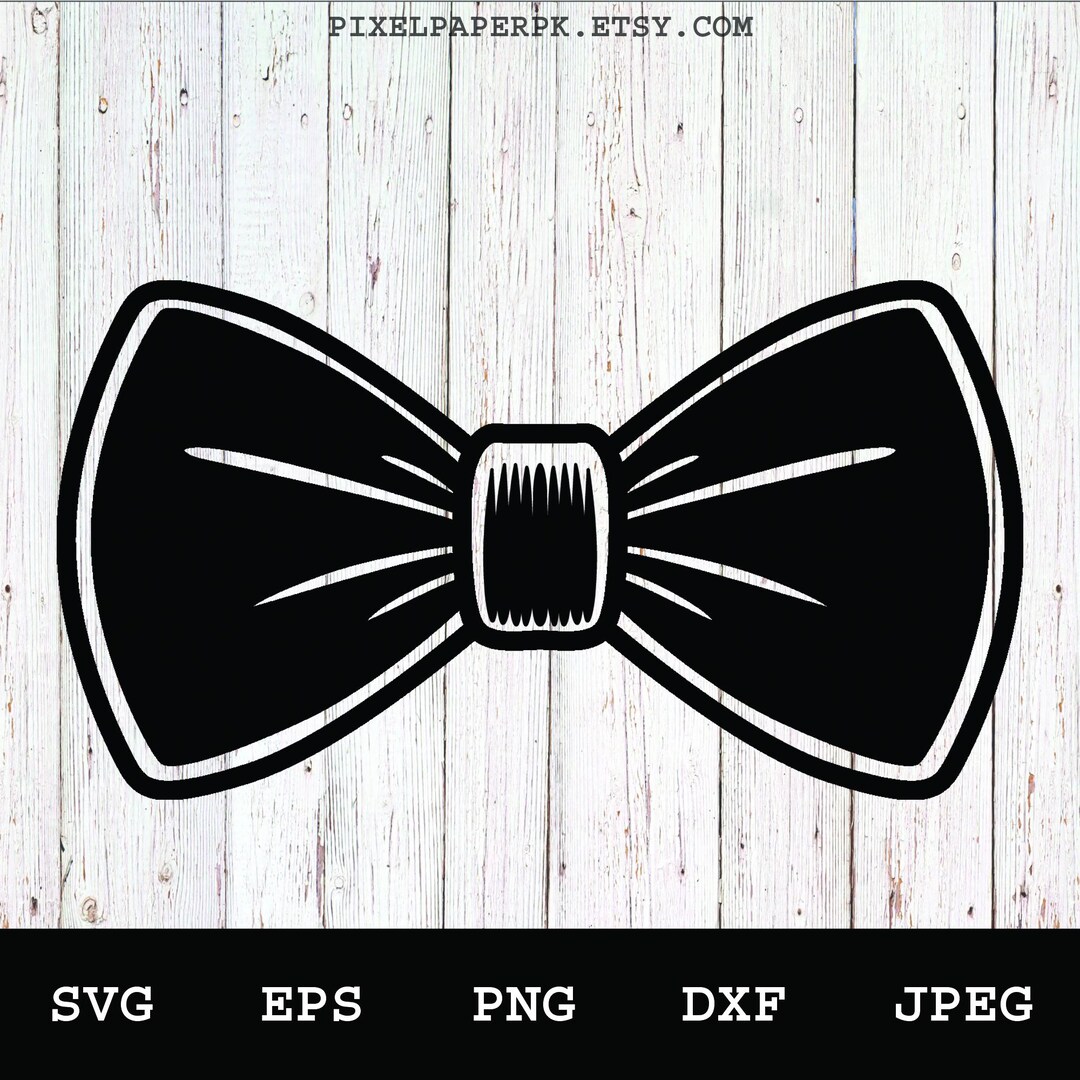 Bow Tie Svg, Eps, Png, Dxf, Jpeg Digital Download – Fashion Clipart for ...