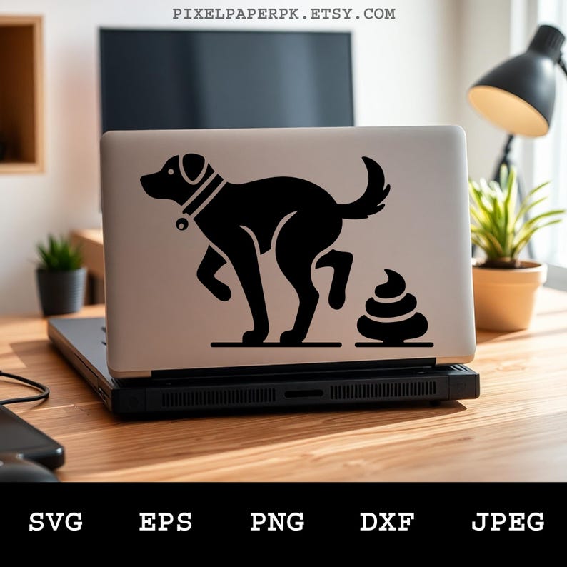 Pooping Dog Svg, Eps, Png, Dxf, Jpeg Digital Download – Funny Pet ...