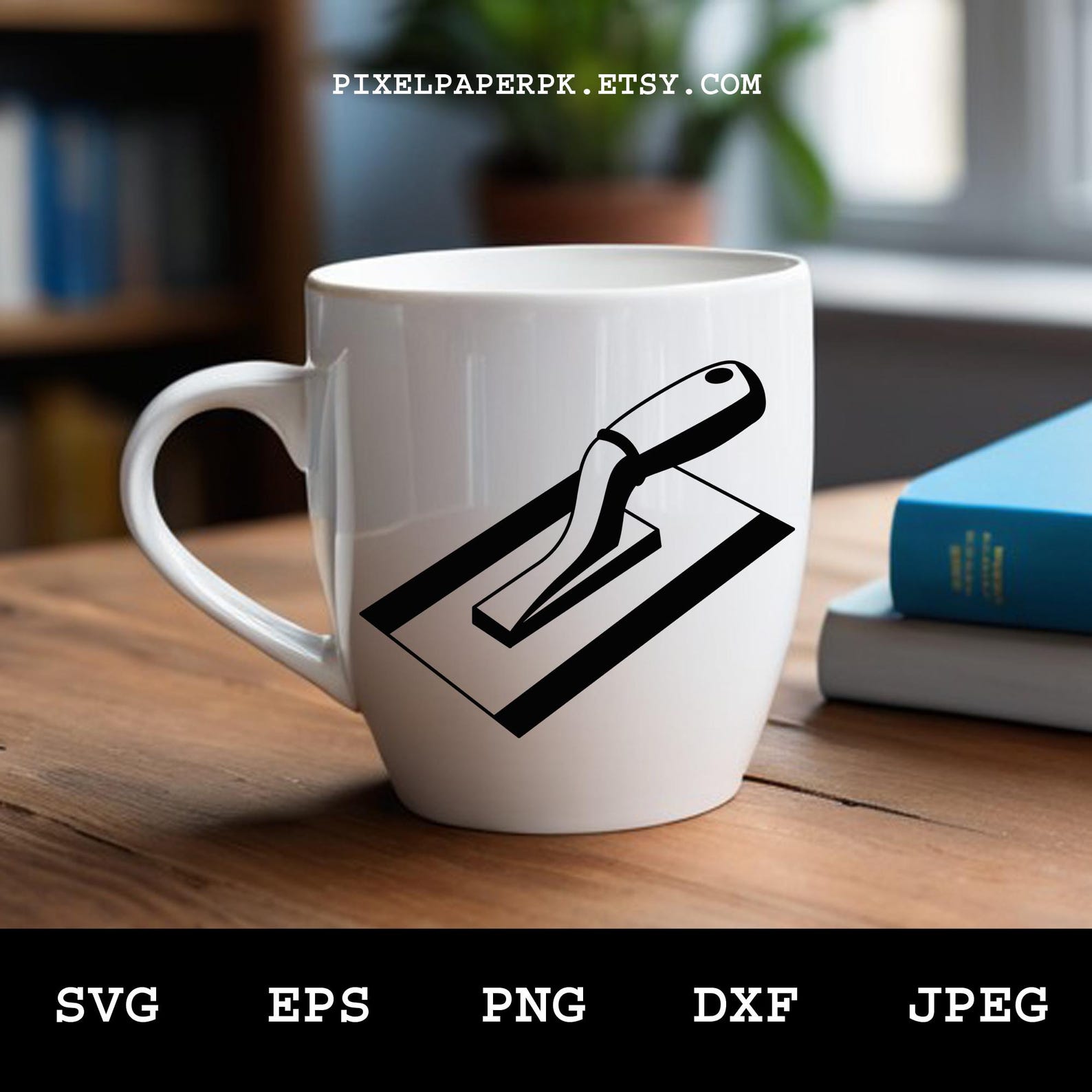 Plastering Trowel Svg, Eps, Png, Dxf, Jpeg Digital Download ...