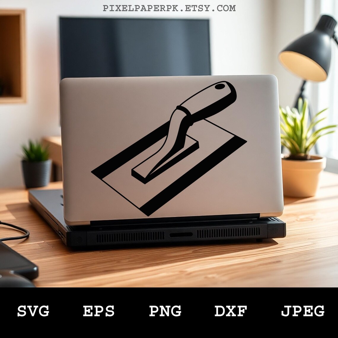 Plastering Trowel Svg, Eps, Png, Dxf, Jpeg Digital Download ...