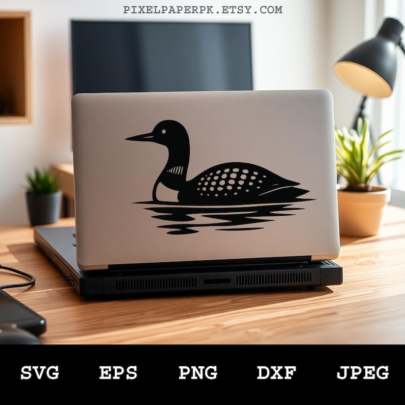 Loon Birds Bundle Svg, Eps, Png, Dxf, Jpeg Digital Download – Elegant ...