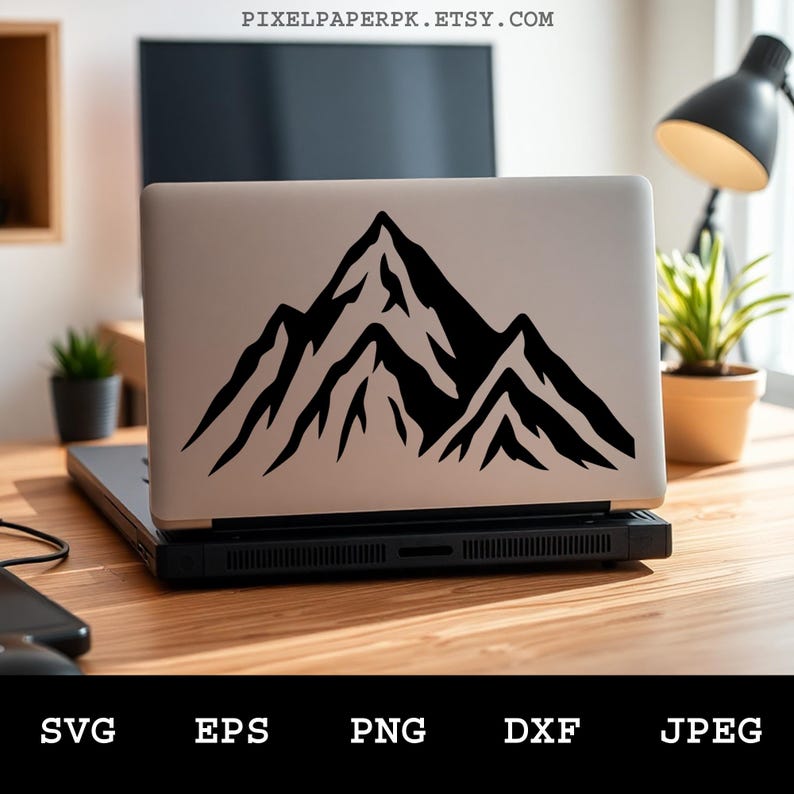 Snowy Mountains Svg, Eps, Png, Dxf, Jpeg Digital Download – Nature ...