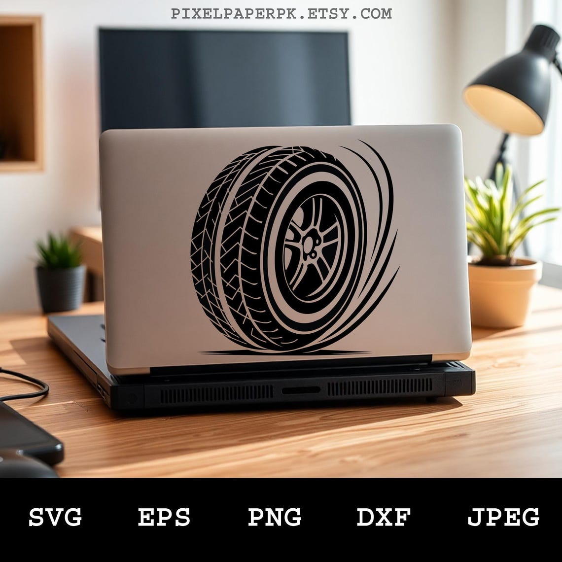 Tire Svg, Eps, Png, Dxf, Jpeg Digital Download – Automotive Clipart for ...