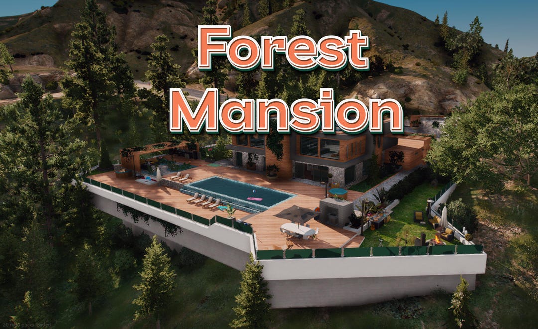 Fivem Forest Mansion | Highly Optimized Luxury Retreat | High-quality ...