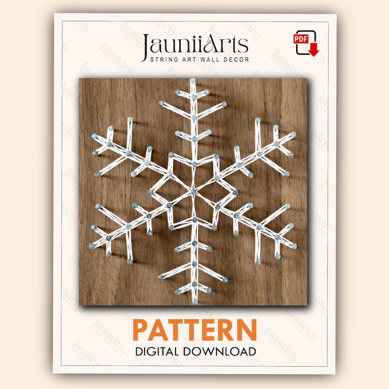 Snowflake String Art - Etsy