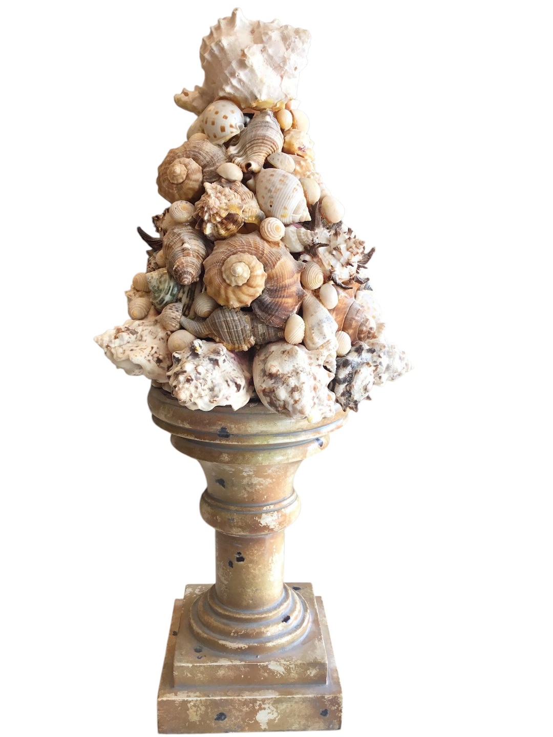 Pair Maitland Smith Shell Finials - Etsy