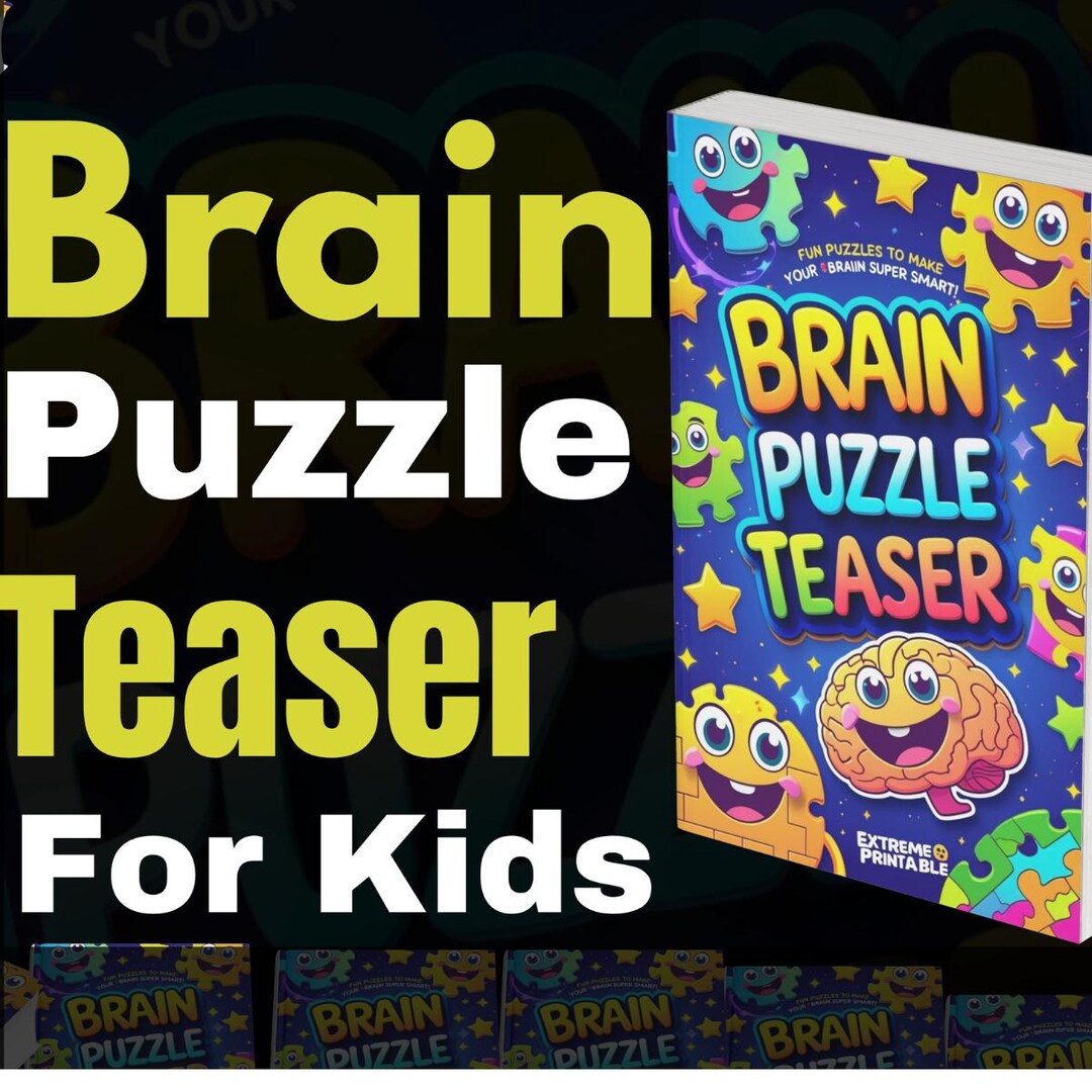 Brain Puzzle Teaser for Kids: Educational Games, Logic Challenges ...