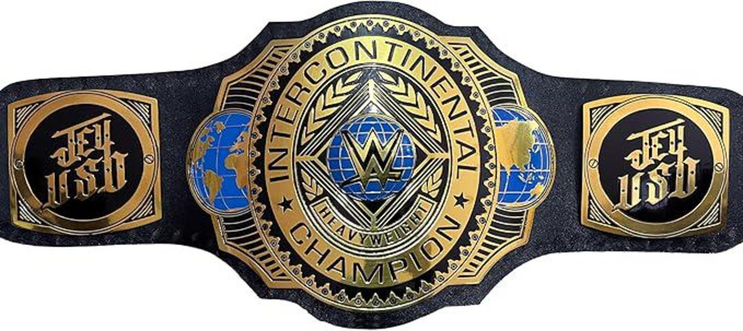 Custom Jey USO Intercontinental Championship Belt - Jey USO World ...