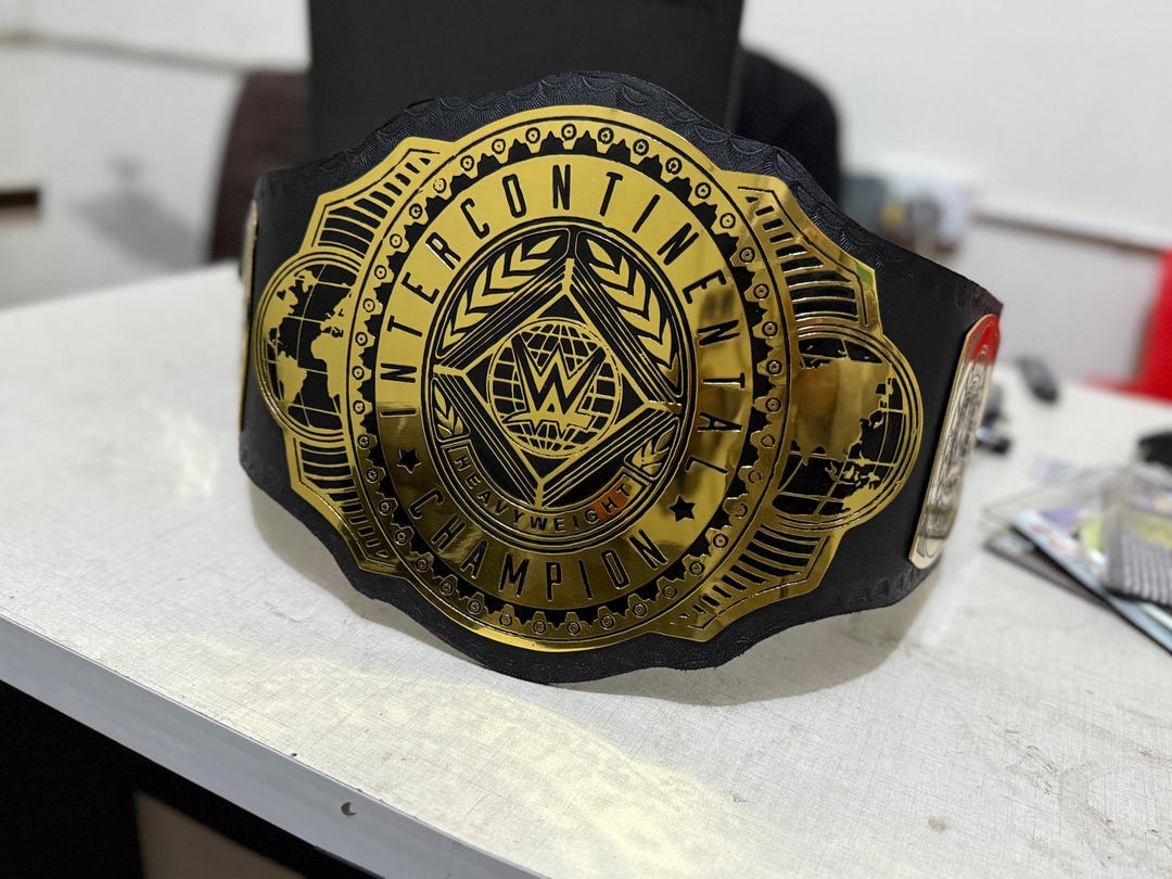 Custom Intercontinental Championship Belt - New Intercontinental World ...