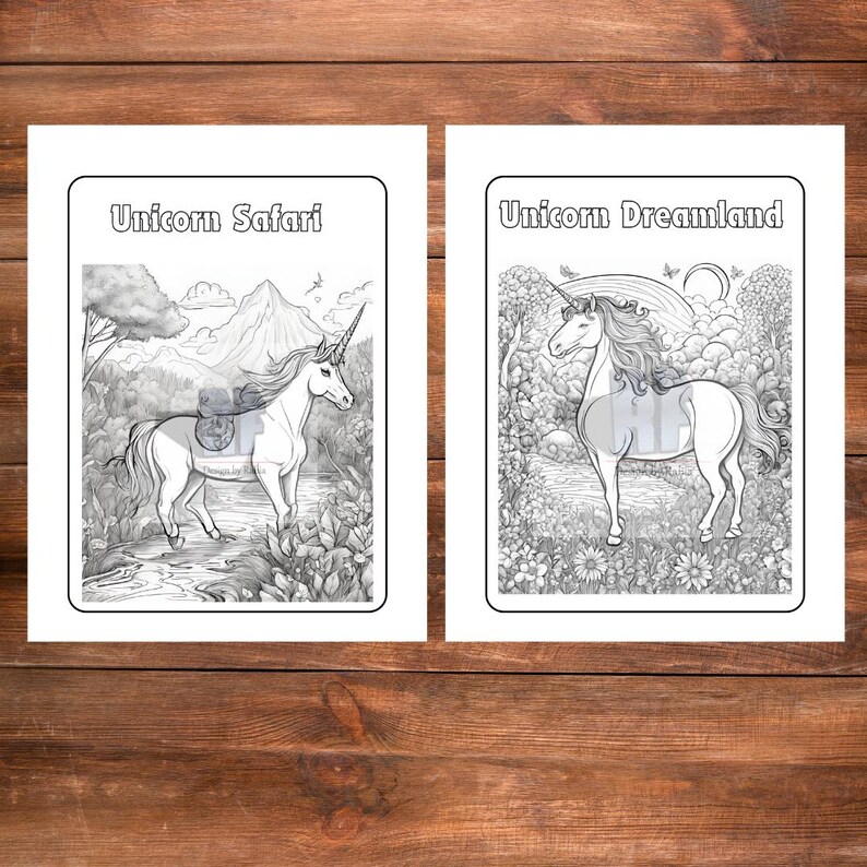 Coloring Pages for Pre-schoolers | Unicorn Adventures a Magical ...