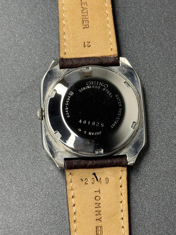 vintage seiko 5 automatic 6349-549a tv day/date 21 je… - Gem