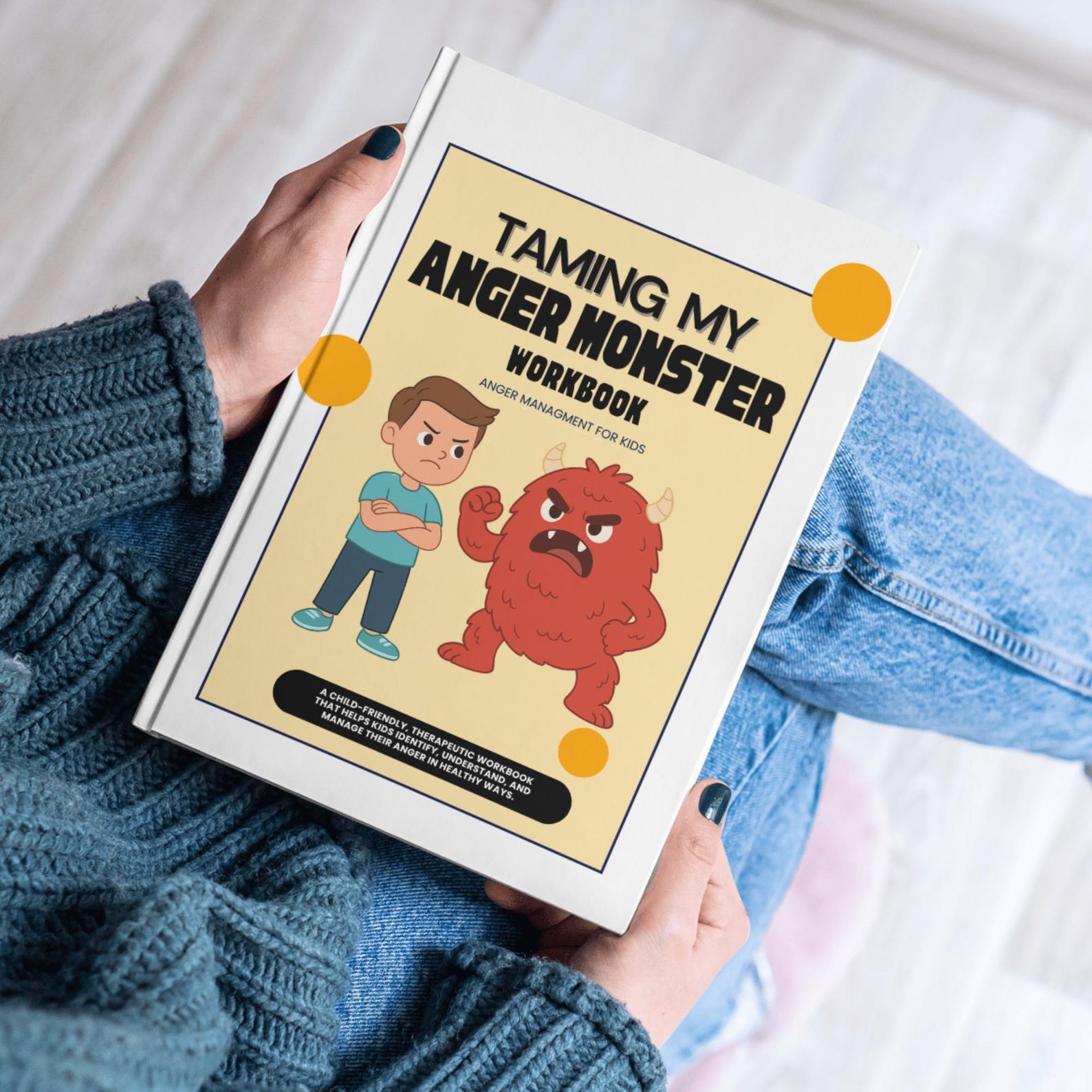 Taming My Anger Monster Workbook: Kids' Anger Management Tools ...