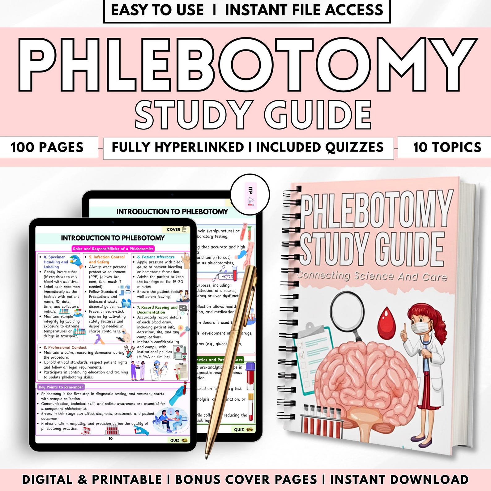 Phlebotomy Study Guide | Nursing Study Material | Anatomy Physiology ...