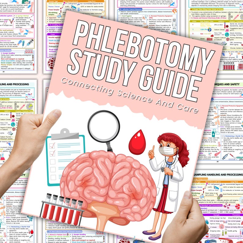 Phlebotomy Study Guide | Nursing Study Material | Anatomy Physiology ...