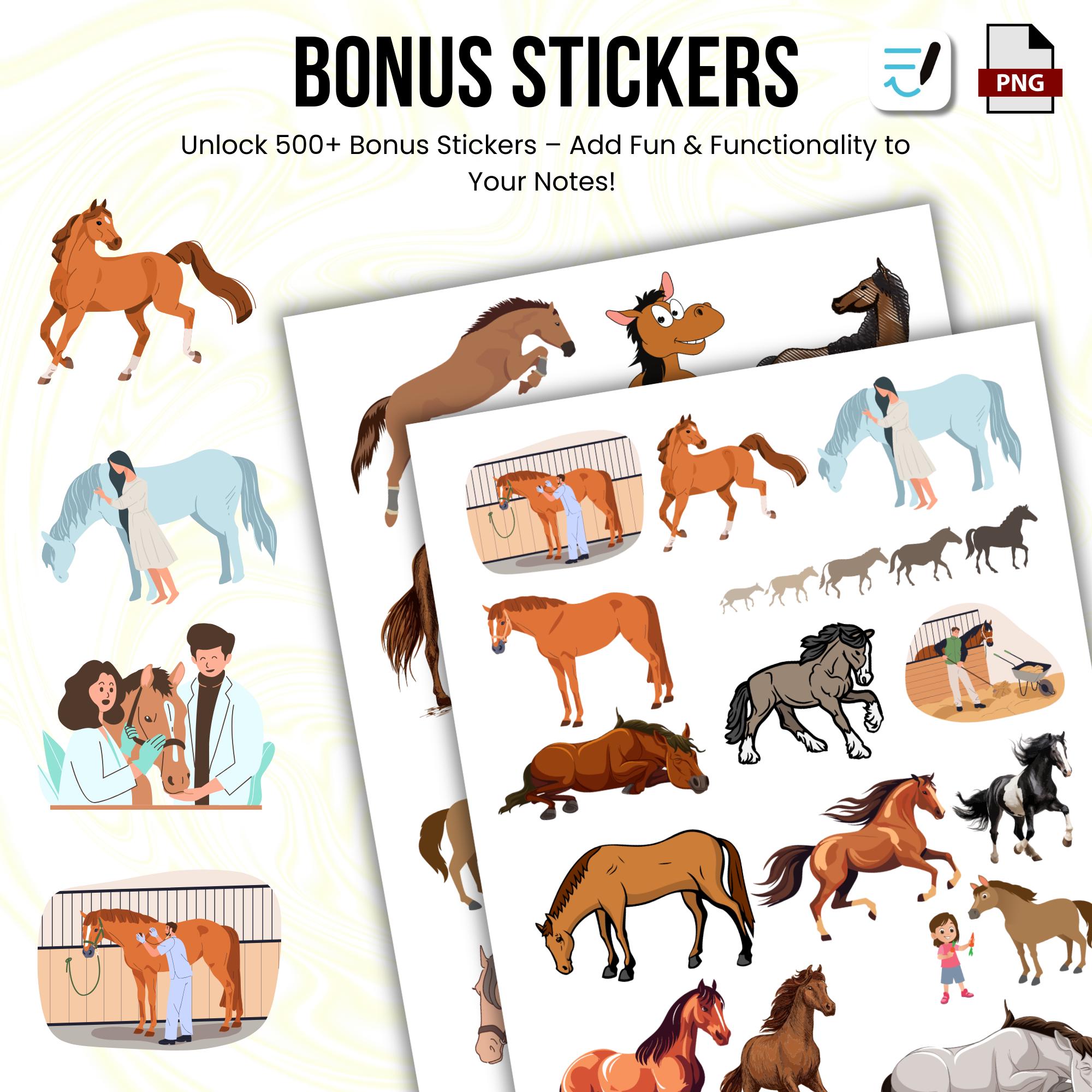 Equine Veterinary Notes Bundle Hyperlinked, Equine Medicine Notes ...