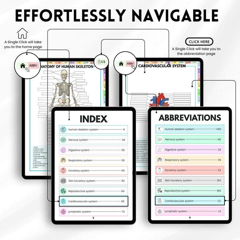 Anatomy Labeling Workbook | Nursing Study Guide | Human Body Systems ...