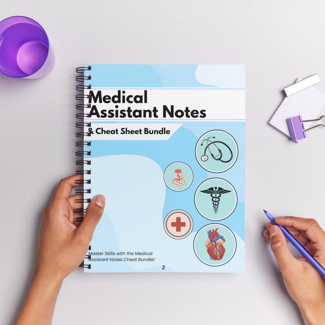 Medical Assistant Notes & Cheat sheet bundle, Hyperlinked, Bonus ...