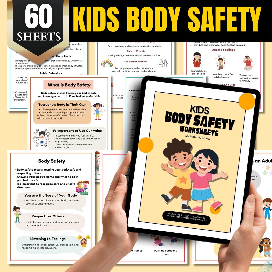 Kids Body Safety Bundle, Safety for Kids, Teen Awareness, Instant ...