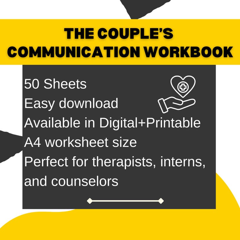 Couples Communication Workbook | Relationship Reflection & Healthy ...