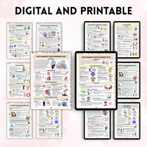 90+ Psychiatric Mental Health Study Guide, Included Bonus Mood Tracker ...