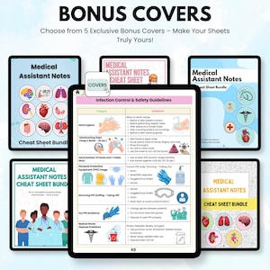 Medical Assistant Notes & Cheat sheet bundle, Hyperlinked, Bonus ...