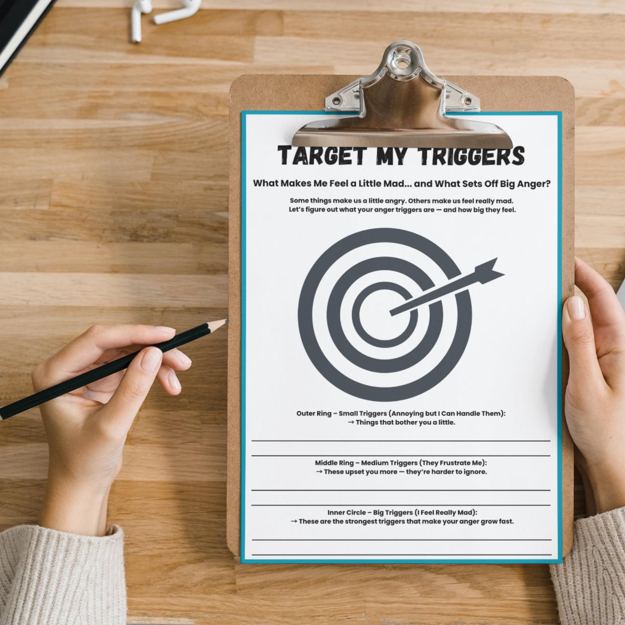 Taming My Anger Monster Workbook: Kids' Anger Management Tools ...