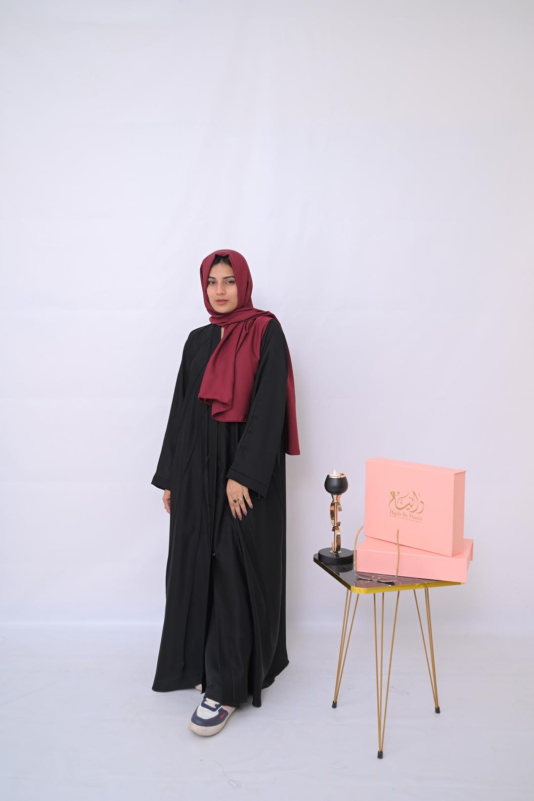 Elegant Pintex Pleated Abaya, Black Abaya, ,muslim Dress, Abaya, Maxi ...